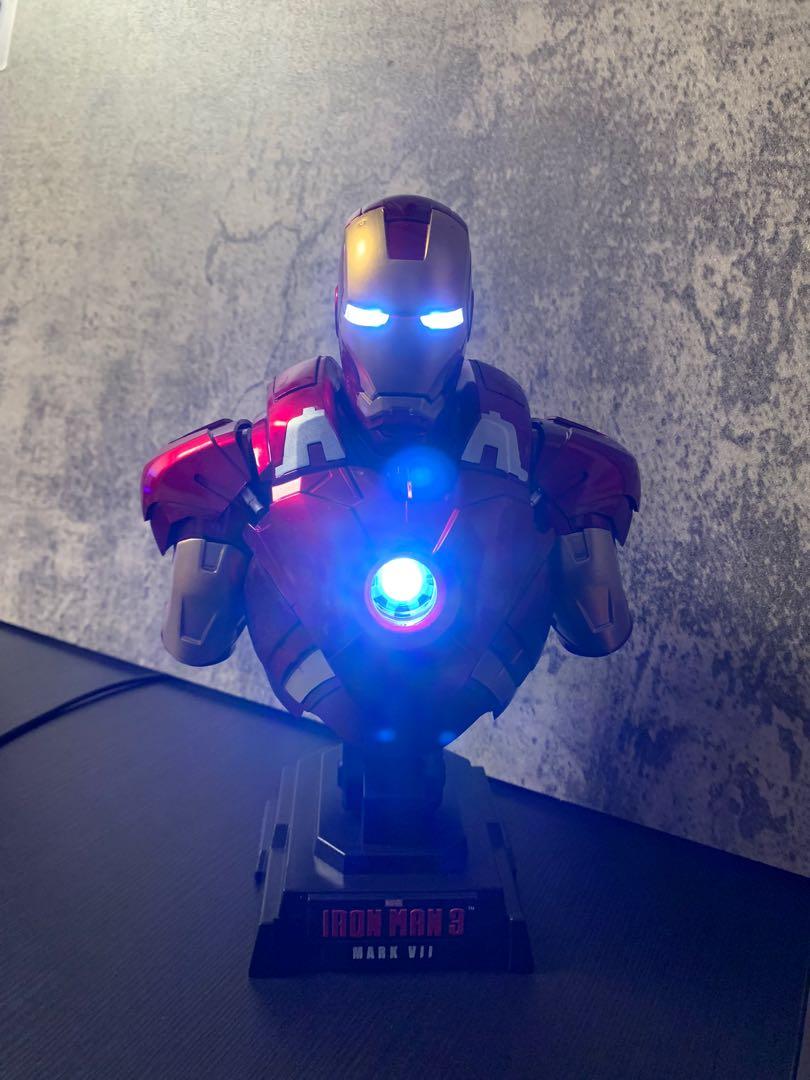 藍牙喇叭 USB ironman bust 半胸像 發聲音效搖控 USB Mark VLL IRONMAN 3 mark 7 鐵甲奇俠 ...