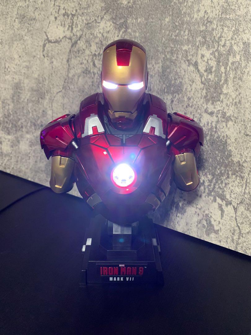 藍牙喇叭 USB ironman bust 半胸像 發聲音效搖控 USB Mark VLL IRONMAN 3 mark 7 鐵甲奇俠 ...