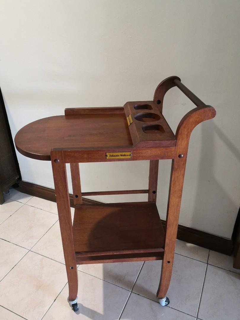 Johnnie Walker Wine Bar Trolley, Furniture & Home Living, Home Decor ...