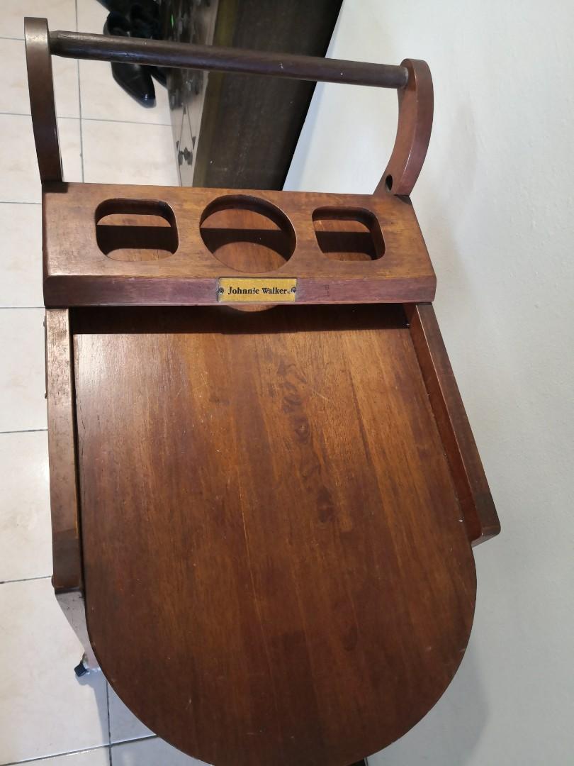 Johnnie Walker Wine Bar Trolley, Furniture & Home Living, Home Decor ...