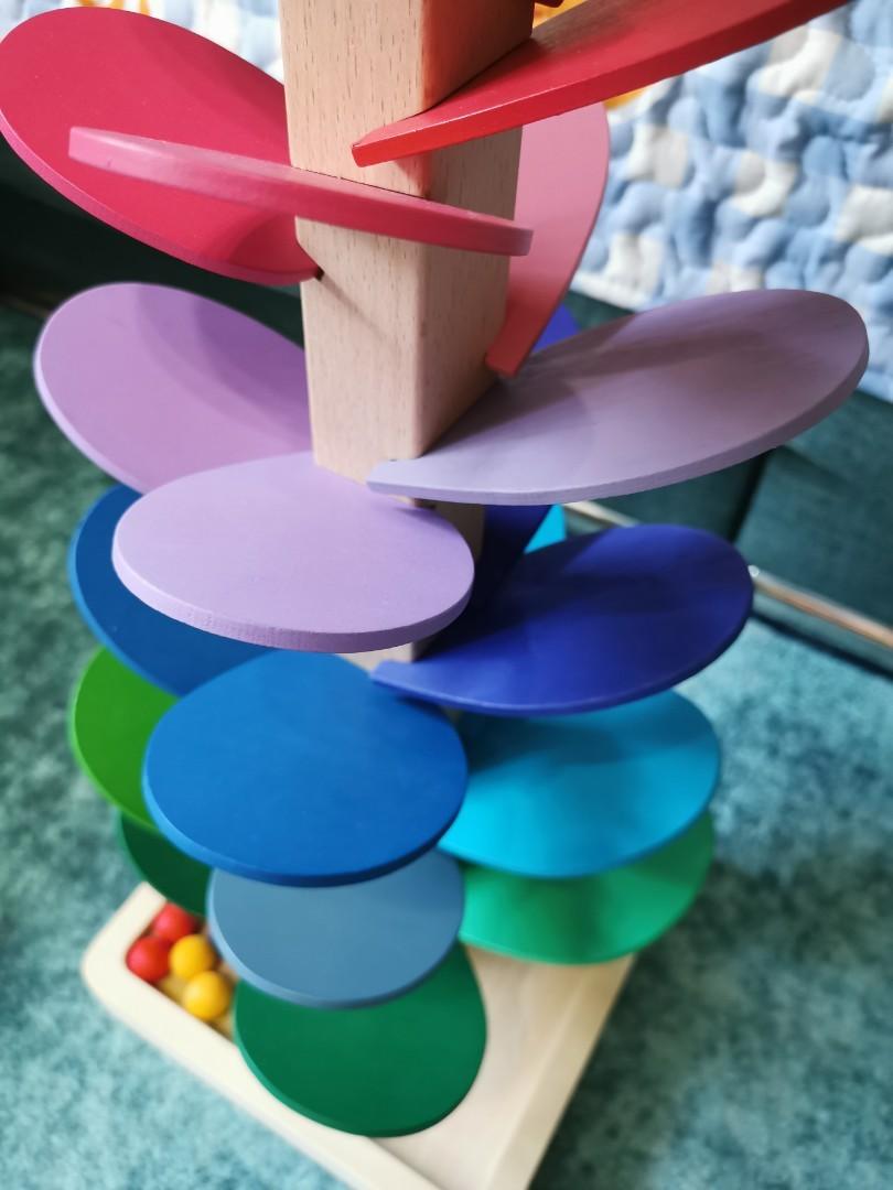 Large Marble tree Music tree Christmas tree Montessori Education Wooden ...