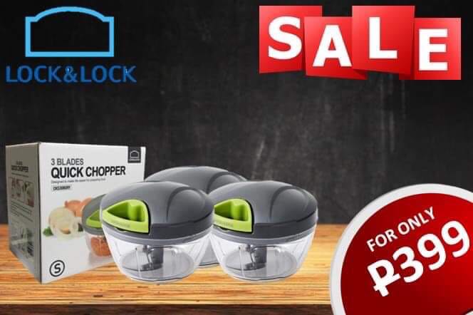 Lock & Lock 3 Blades Quick Chopper, Furniture & Home Living ...
