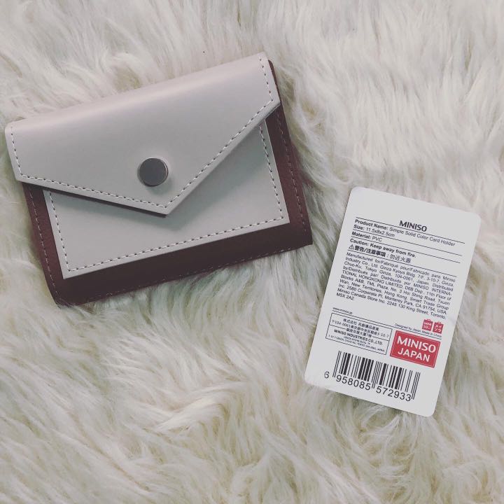 Miniso Card Holder, Women's Fashion, Bags & Wallets, Wallets & Card ...