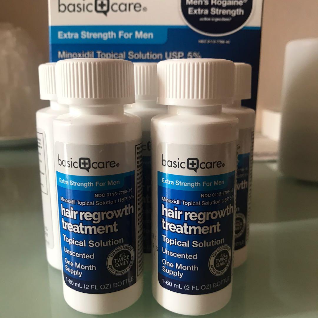 Minoxidil liquid 5% ,x5 bottles/60ml, Beauty & Personal Care, Hair on ...
