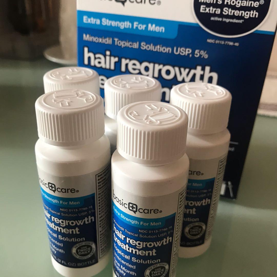 Minoxidil liquid 5% ,x5 bottles/60ml, Beauty & Personal Care, Hair on ...