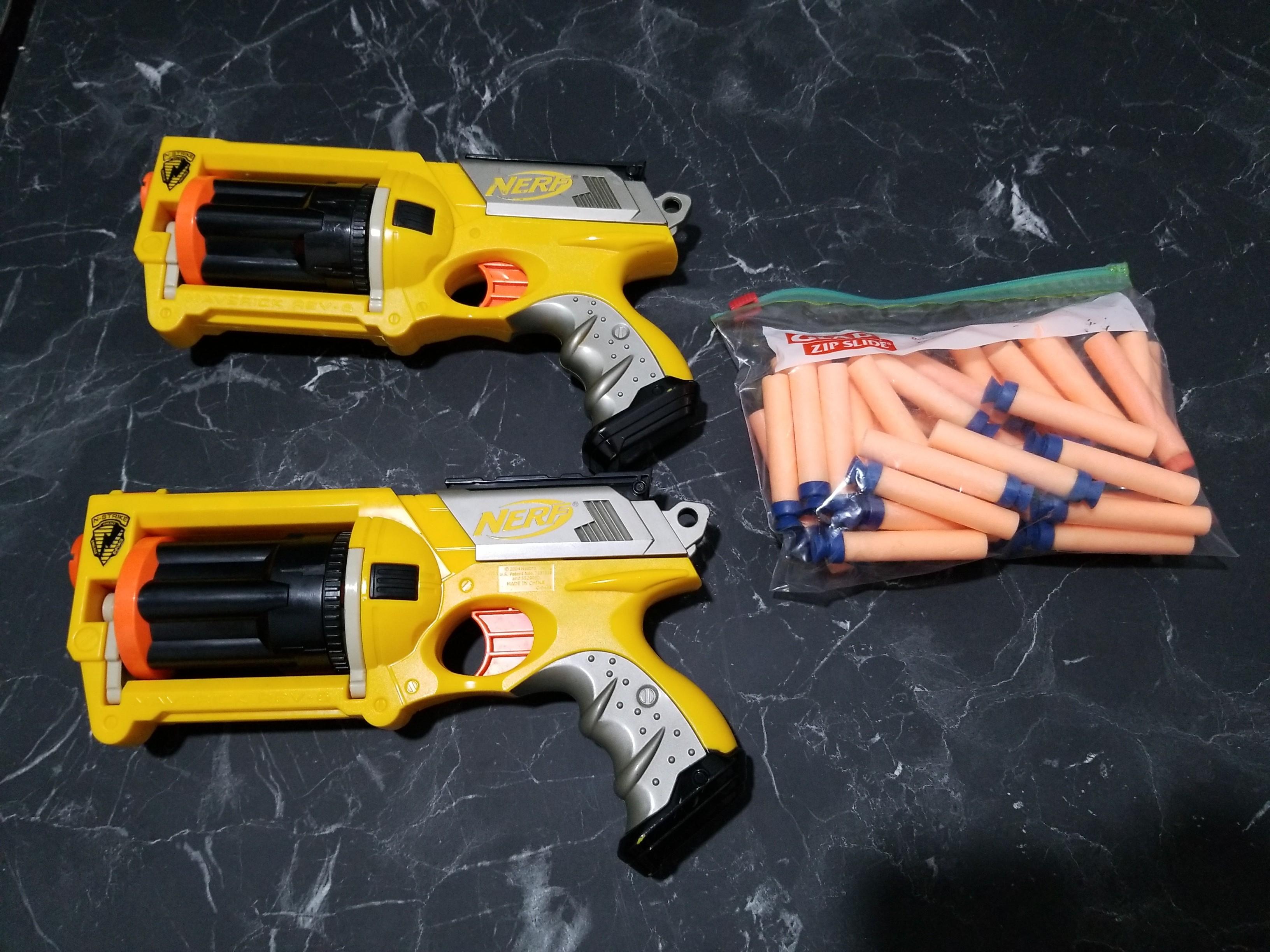 NERF Gun Blaster, Hobbies & Toys, Toys & Games on Carousell