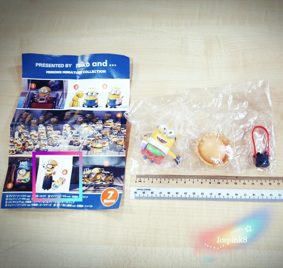 (Official) Despicable Me 3 X Niko, Minion Miniature Figure (Tourist ...