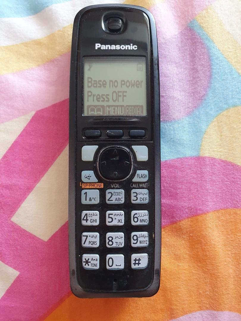 Panasonic Cordless Landline telephone, TV & Home Appliances, Other Home ...