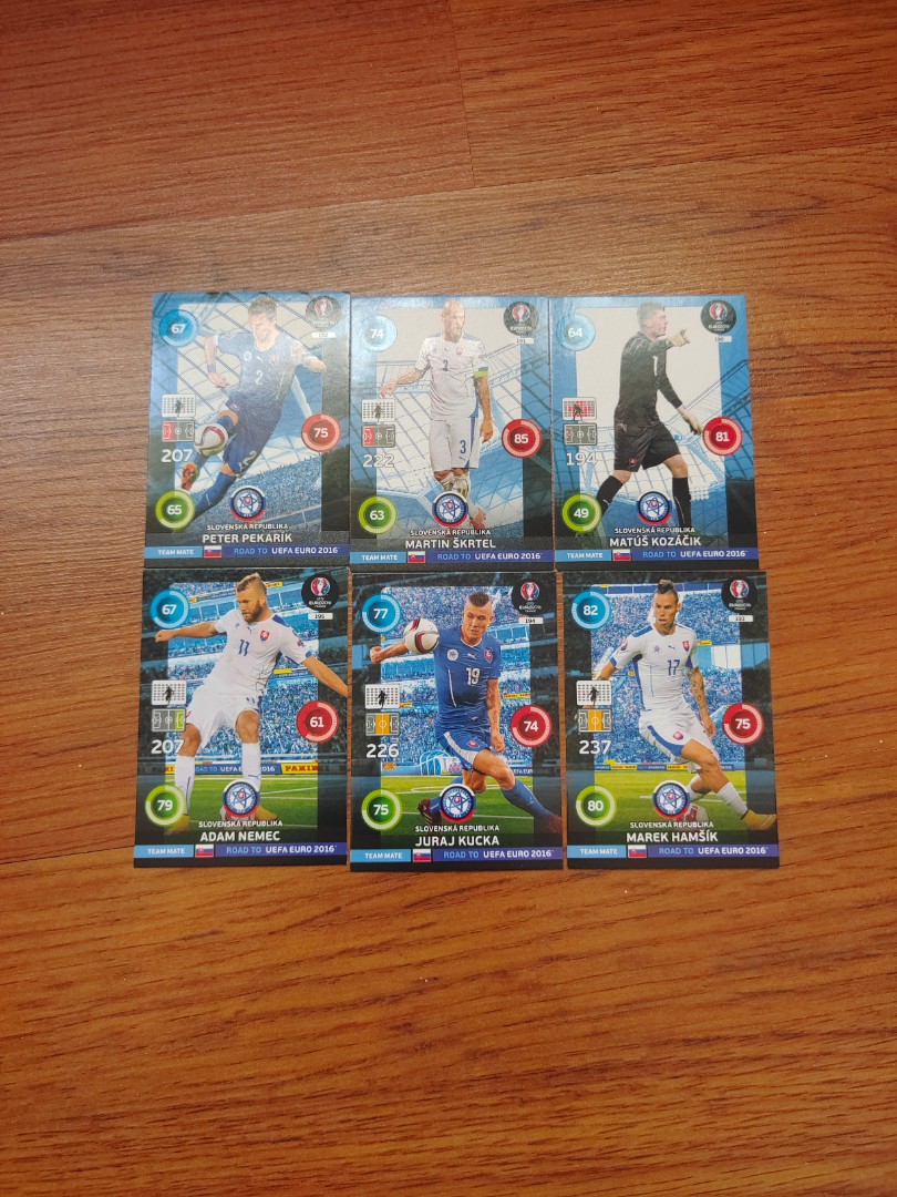 Panini 2016 euro cards, Hobbies & Toys, Toys & Games on Carousell