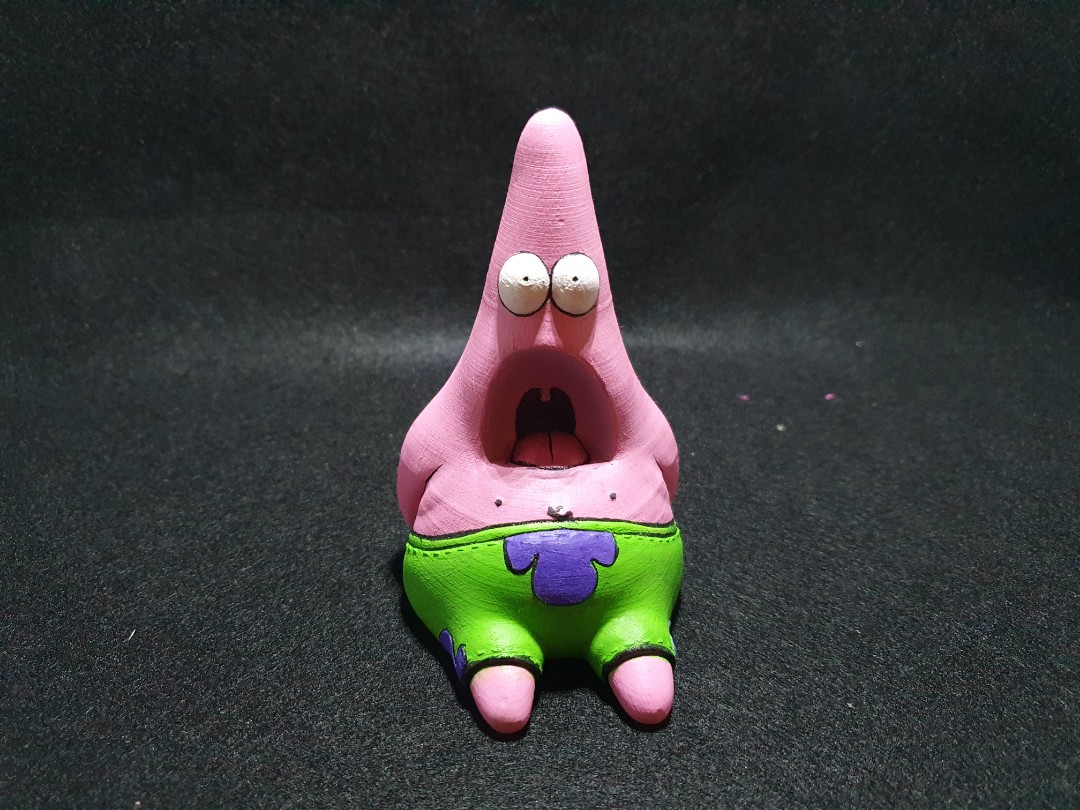 Patrick the Star (3d printed - filament), Hobbies & Toys, Toys & Games ...