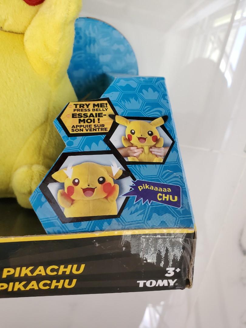 Pikachu Talking Plushie, Hobbies & Toys, Toys & Games on Carousell