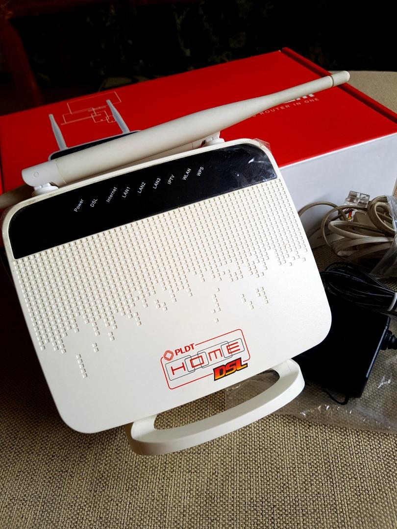 PLDT WiFi modem router DSL, Computers & Tech, Parts & Accessories ...