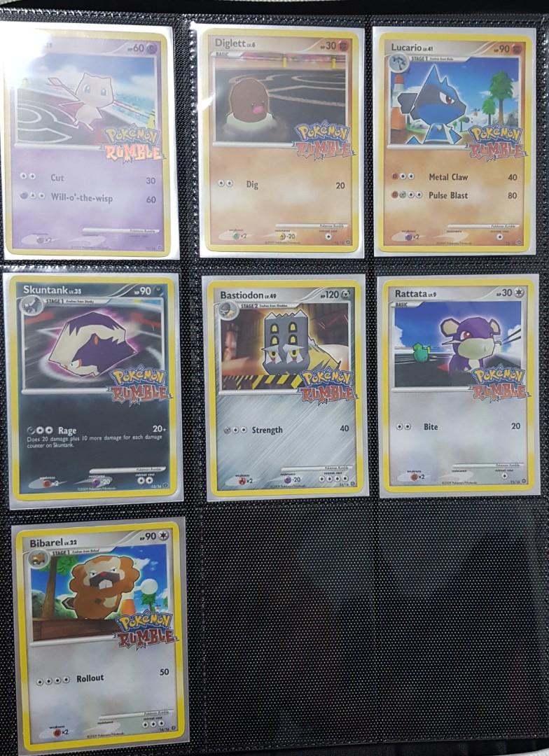 pokemon rumble cards - full set, Hobbies & Toys, Toys & Games on Carousell