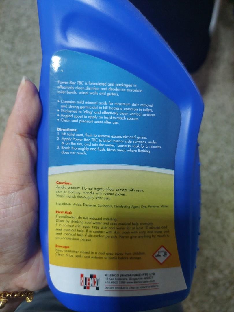 Power Bac Toilet Bowl Cleaner, Beauty & Personal Care, Sanitisers ...