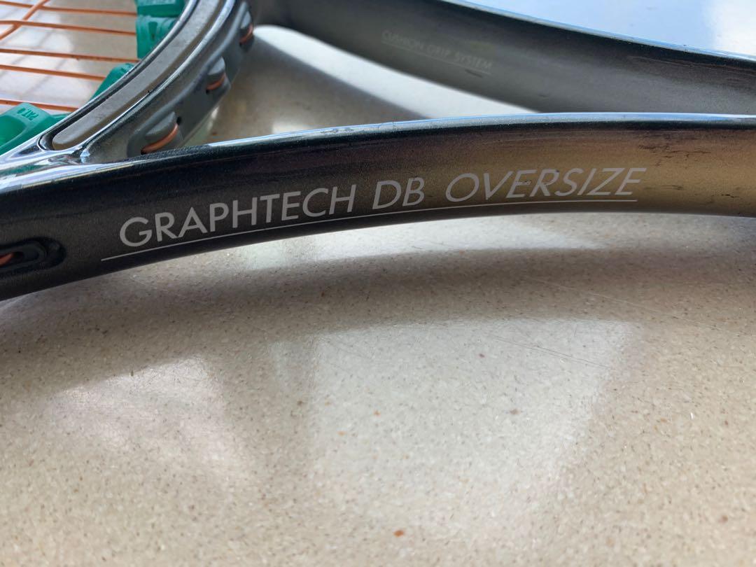 Prince 網球拍 Graphtech DB Oversize, 運動產品, 運動與體育, 運動與體育 - 球拍和球類運動 - Carousell