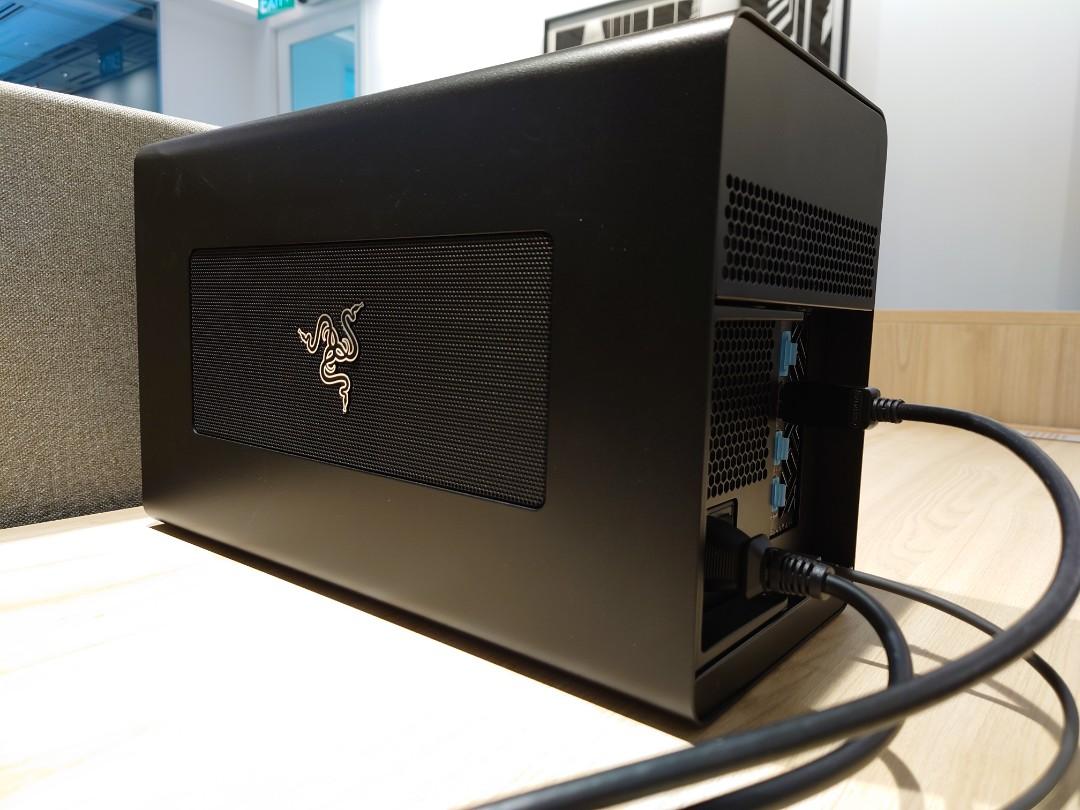 Razer Core X external graphics enclosure, Computers & Tech, Parts ...