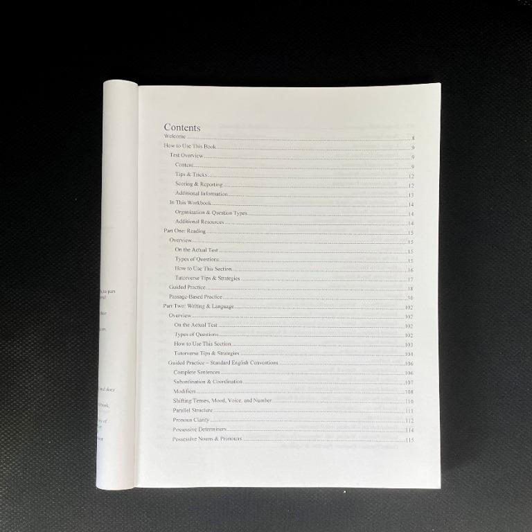 SAT Textbook The Tutorverse, Hobbies & Toys, Books & Magazines ...