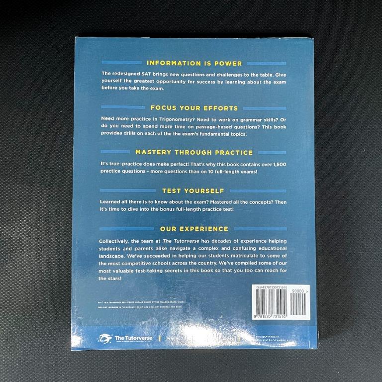 SAT Textbook The Tutorverse, Hobbies & Toys, Books & Magazines ...
