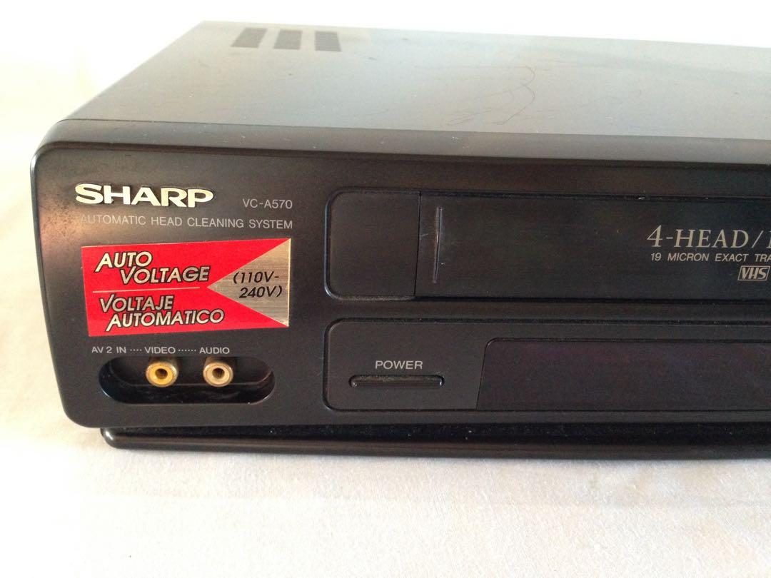 Sharp VHS Player, TV & Home Appliances, Other Home Appliances on Carousell