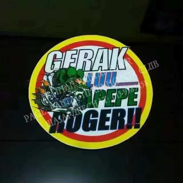 STICKER GERAK LUU, Auto Accessories on Carousell