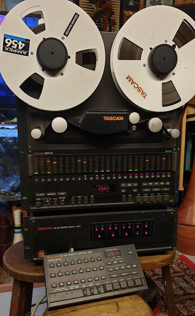 Tascam MSR-24 Track Analogue Recorder Producer. Come with Remote ...