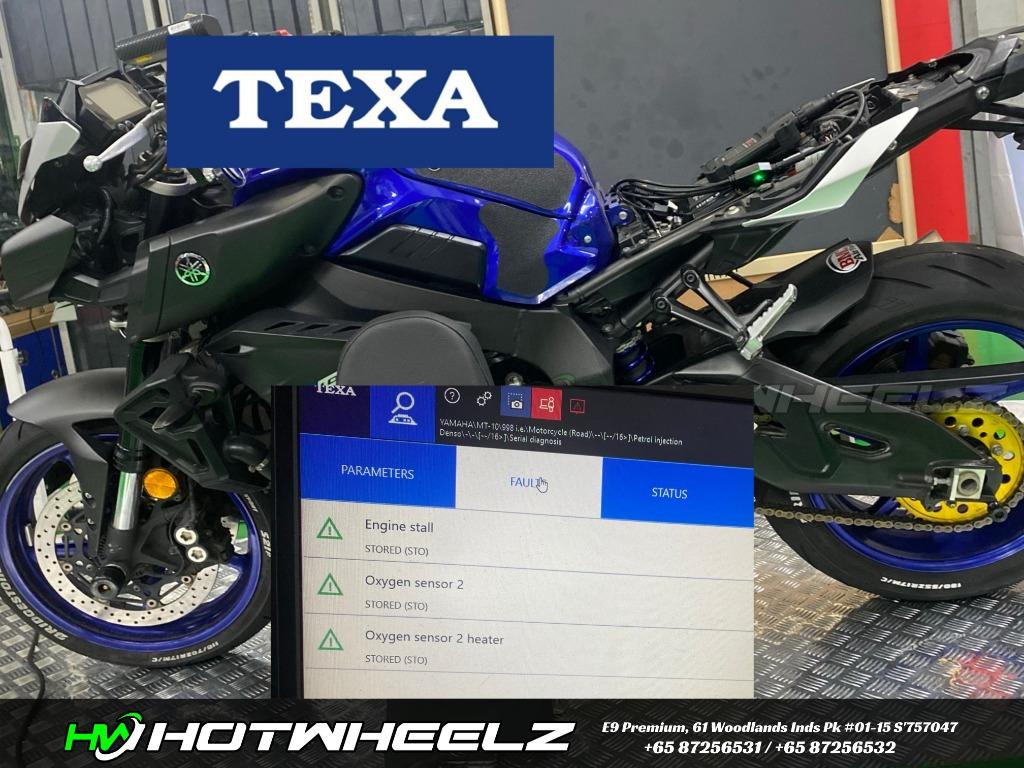 TEXA Diagnosis- Check Error Codes: Yamaha MT10, Motorcycles, Motorcycle ...