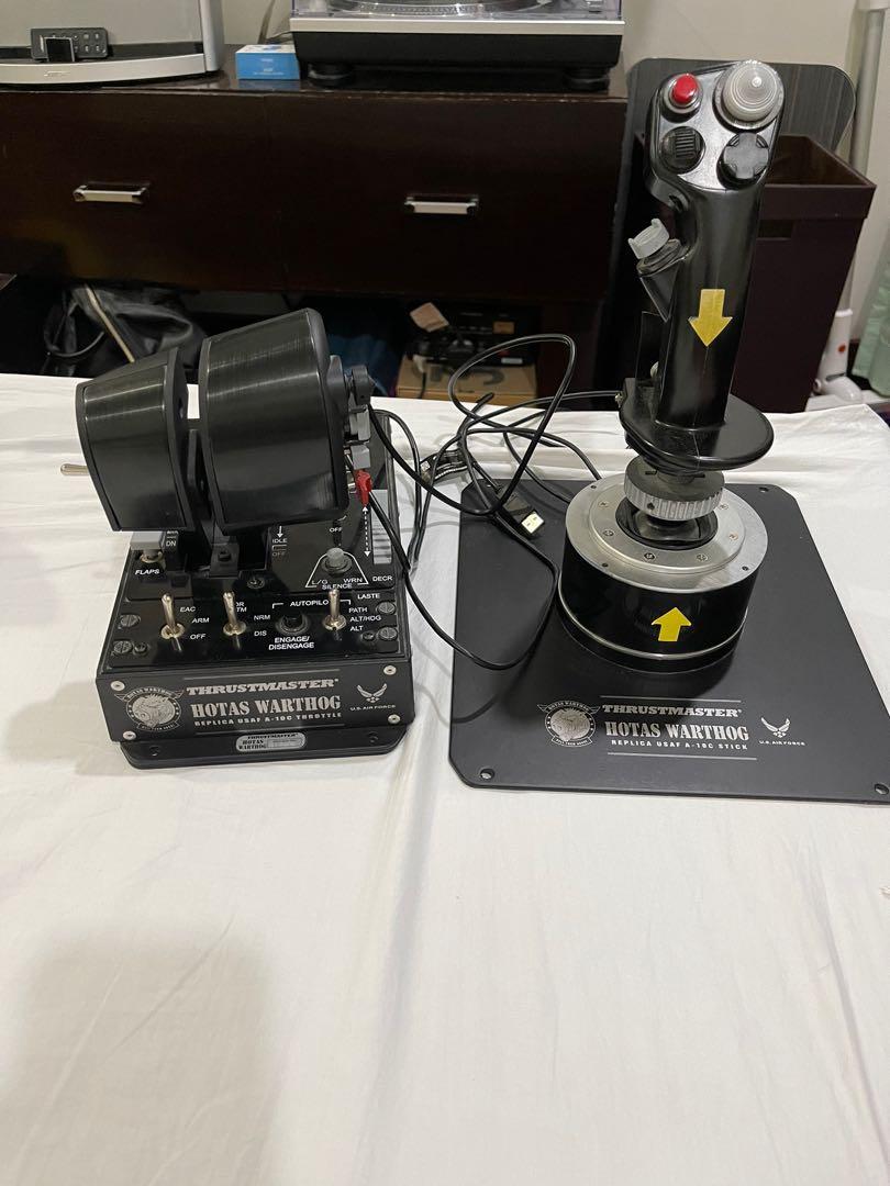 Thrustmaster Hotas Warthog Replica USAF A-10C Throttle and Stick ...