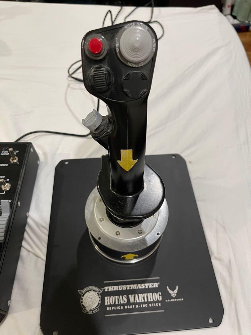 Thrustmaster Hotas Warthog Replica USAF A-10C Throttle and Stick ...