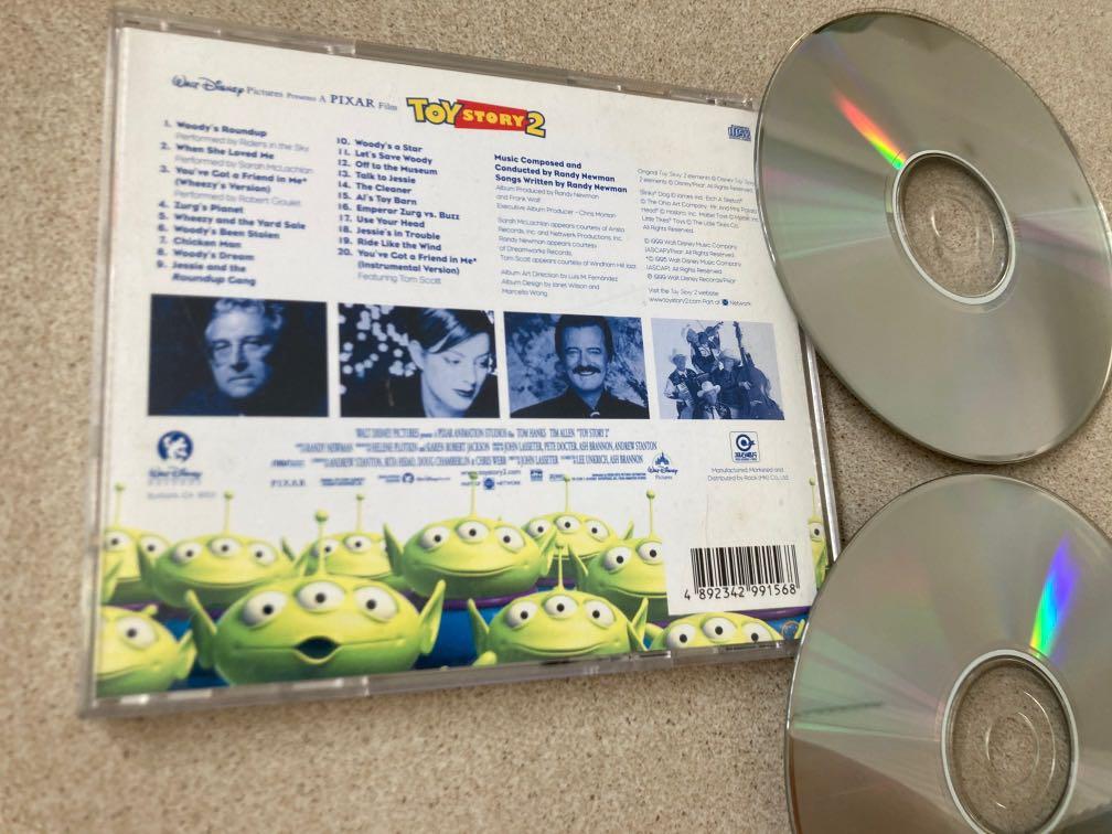 Toy Story 2 - Original Soundtrack CD & Bonus VCD OST 電影 原聲大碟, 興趣及遊戲, 音樂 ...