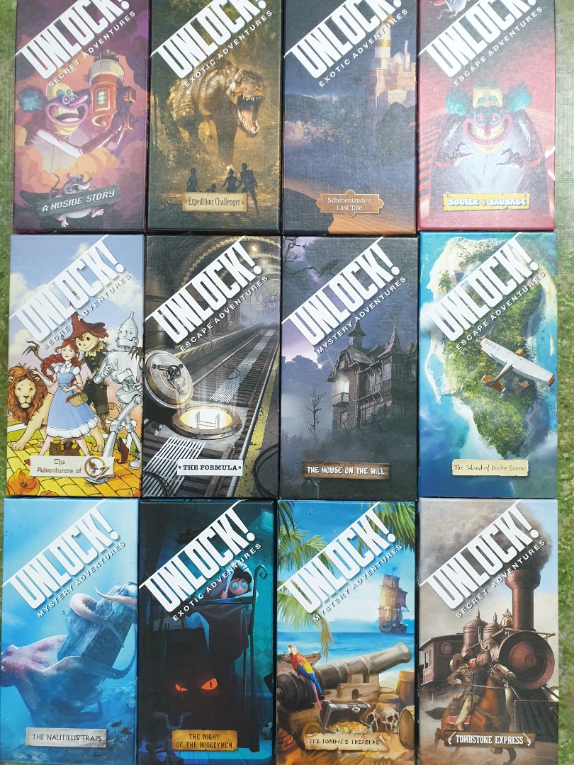 Unlock! escape room games, Hobbies & Toys, Toys & Games on Carousell