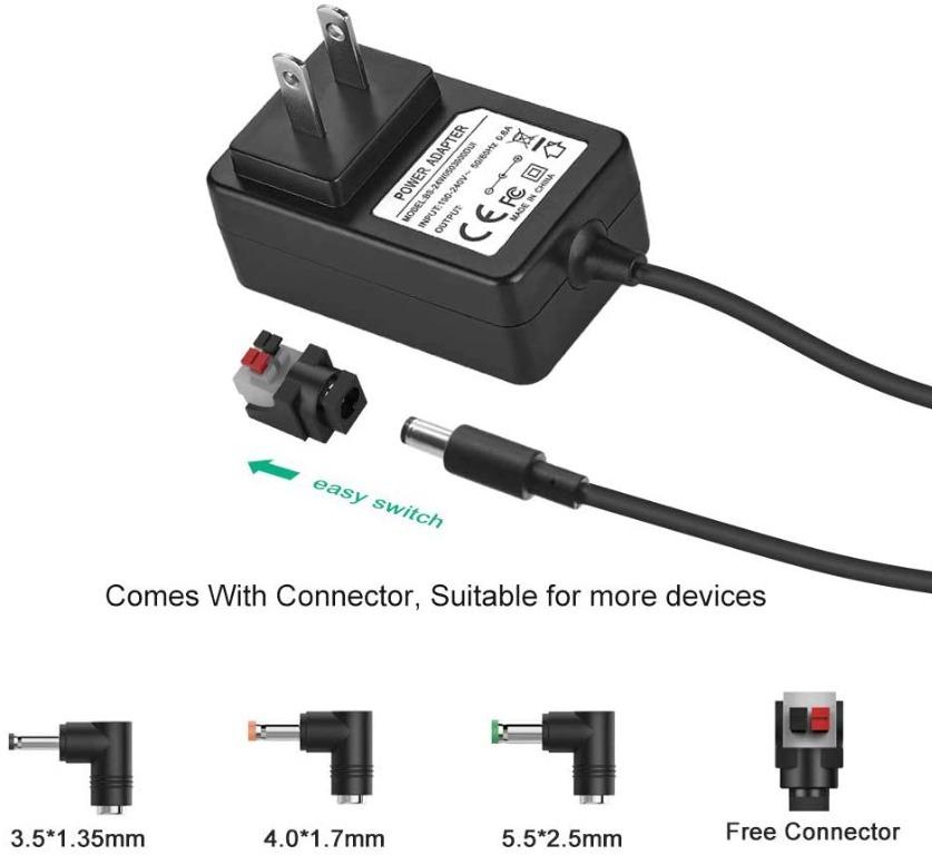 V2054 BENSN Seagate/Western Digital External Hard Drive Power Cord for ...