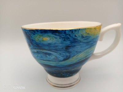 Van Gogh Tea Set Beautifully Painted Van Gogh Art Fine Bone China Mugs ...