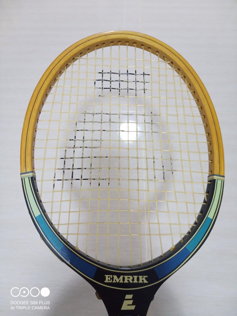 *Vintage* Emrik Heritage Wooden Tennis Racquet, Sports Equipment ...