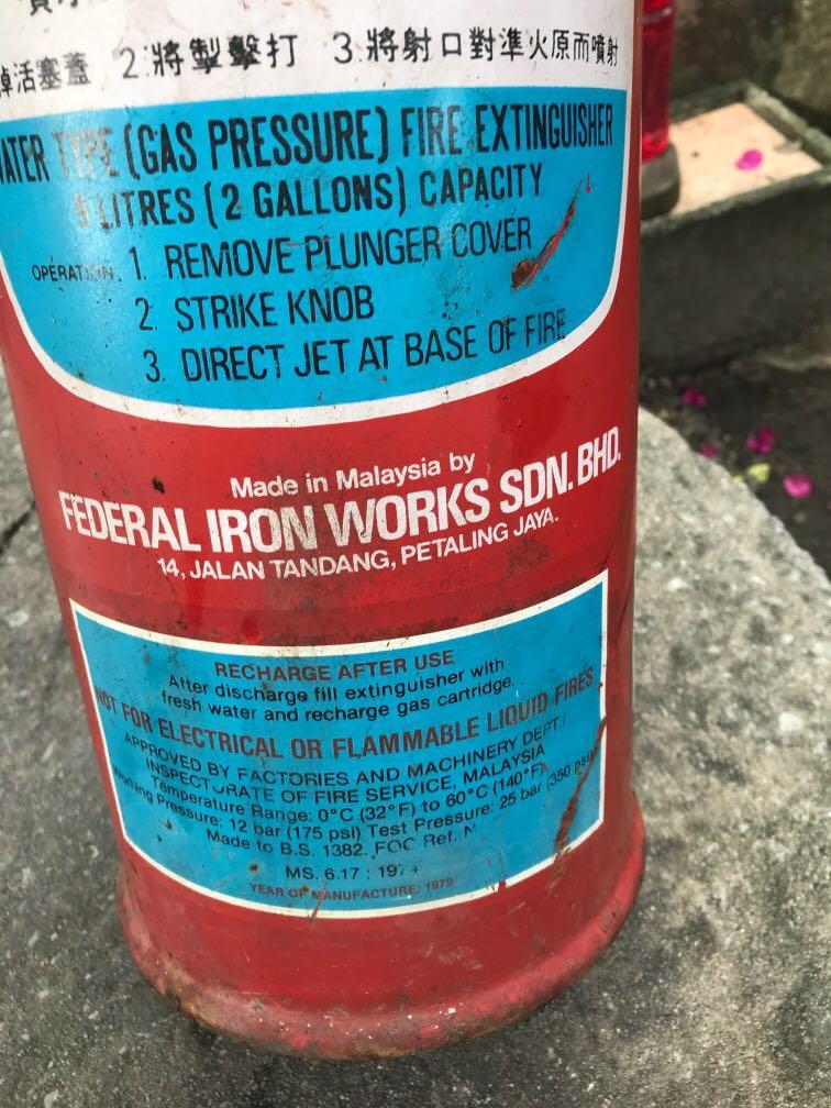 Vintage pemadam api lama, Hobbies & Toys, Collectibles & Memorabilia ...