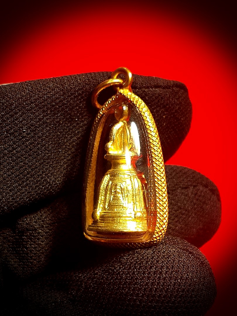 Wat Rakang bell amulet-kring inside-Shake it after making a wish ...