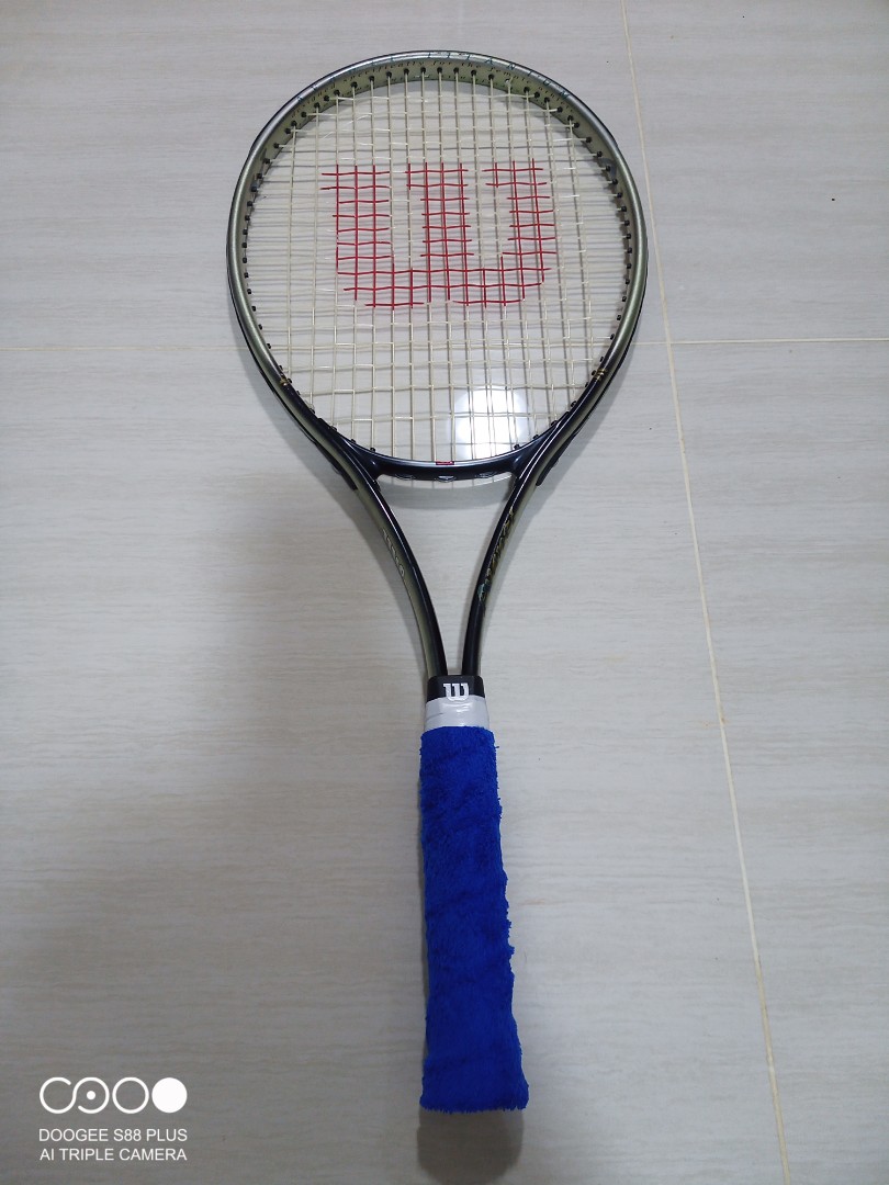Wilson Titanium Avanti Tennis Racquet, Sports Equipment, Sports & Games ...