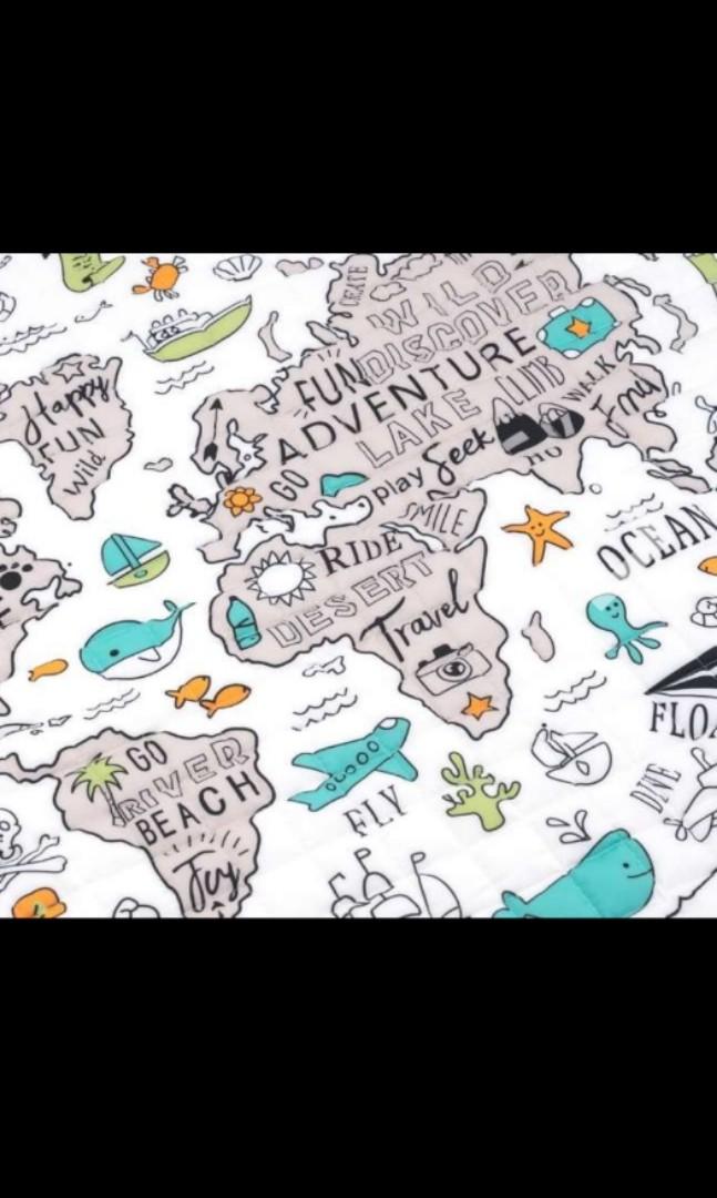 World map playmat, Babies & Kids, Infant Playtime on Carousell