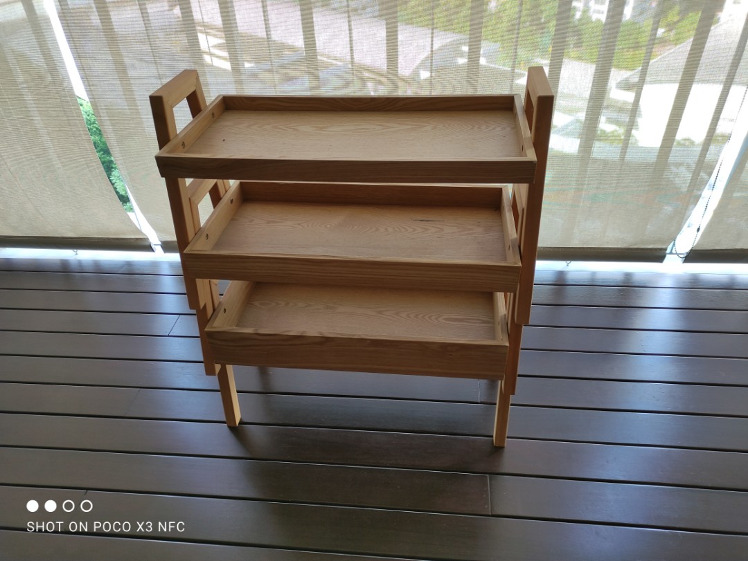 3 tiered rack, Furniture & Home Living, Furniture, Shelves, Cabinets ...