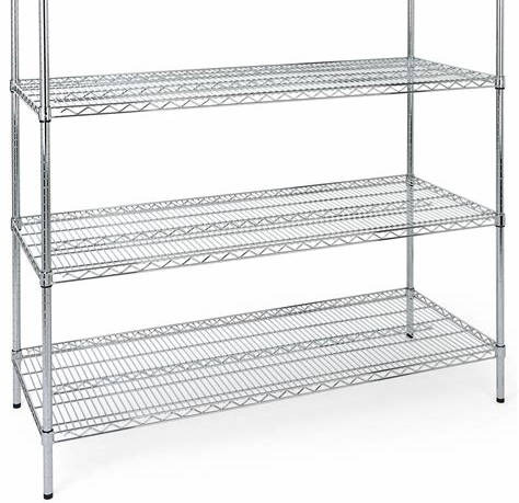 7 Tier Metal Storage Shelves Wire Shelving Rack Organizer - Heavy Duty ...