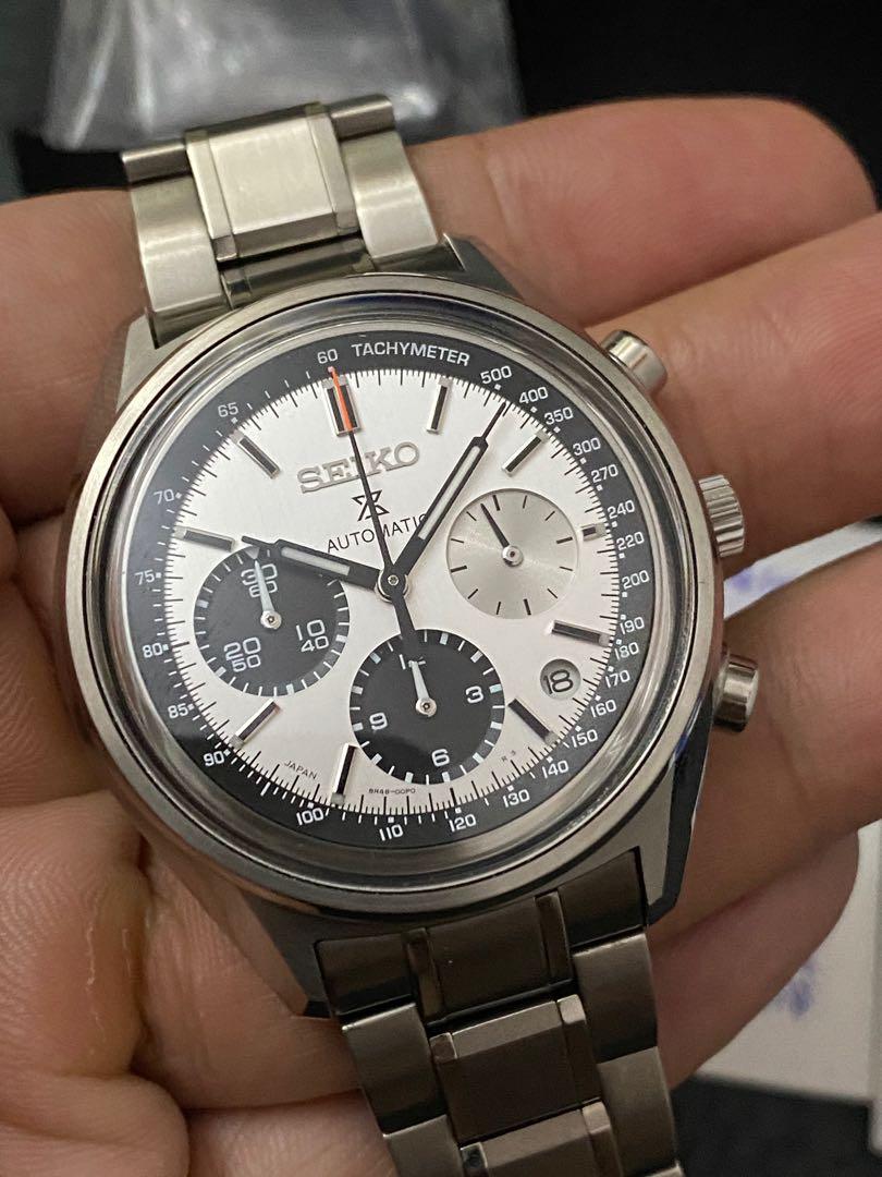 二手 Seiko Prospex 50週年熊貓 chronograph SBEC005, 名牌, 手錶 - Carousell