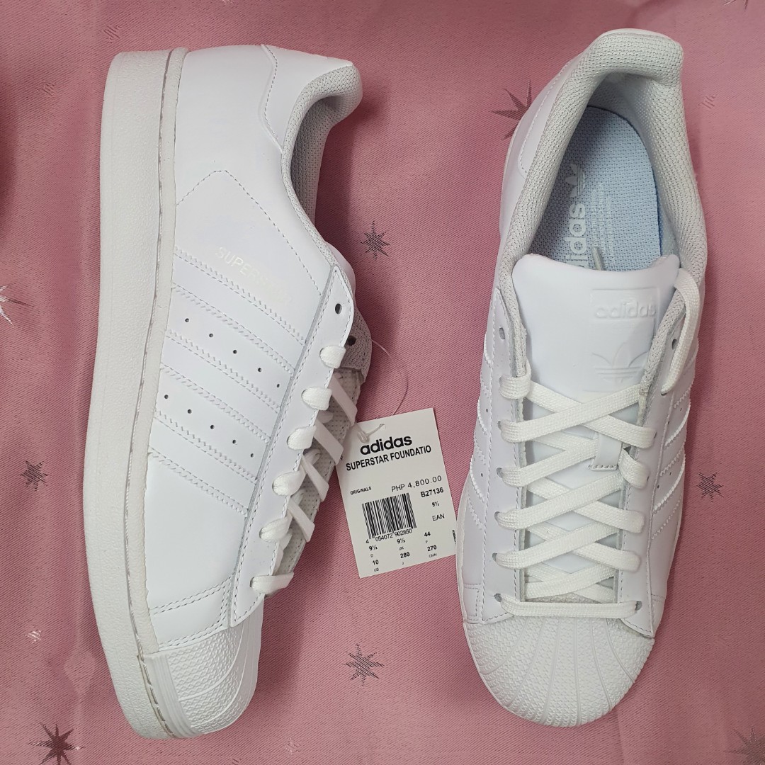 Adidas Superstar Triple White 10 US for men (2900. Before: 4800), Men's ...