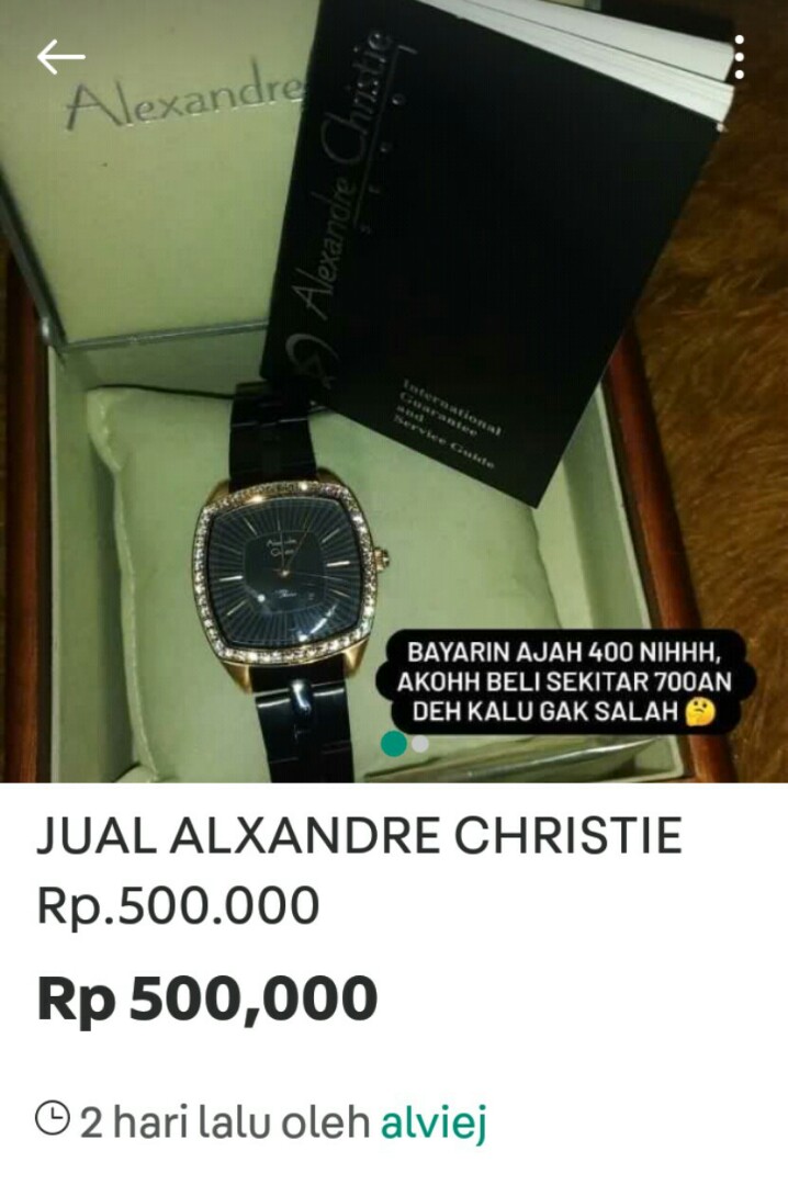 Alexander christie, Fesyen Wanita, Jam Tangan di Carousell
