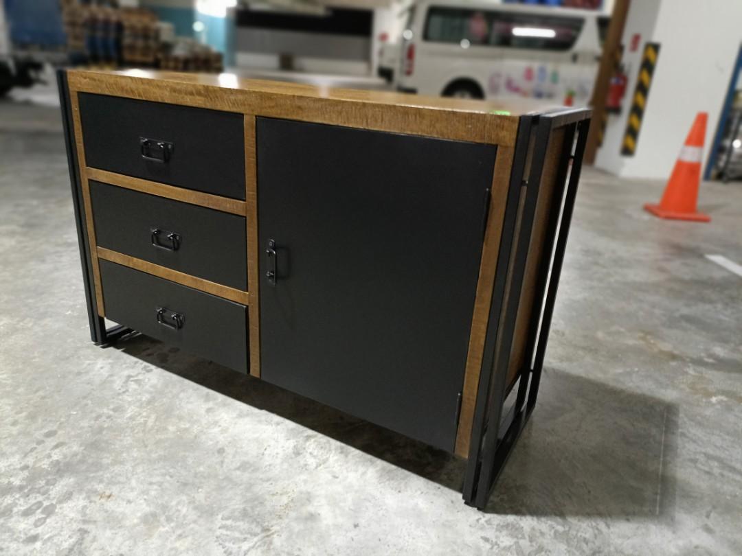 ALEZIA INDUSTRI Series Sideboard, Furniture & Home Living, Furniture ...