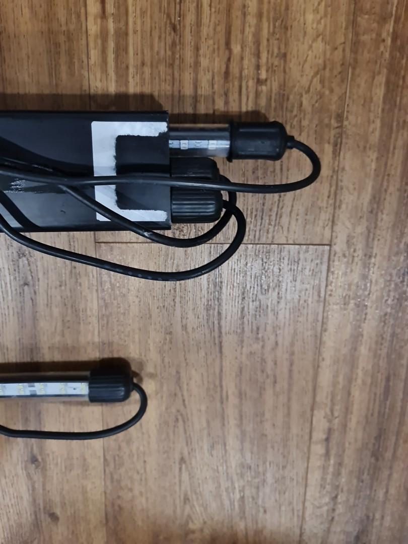 Aquazonic 5 feet led lights x 4 with 3 power supplies, Pet Supplies ...