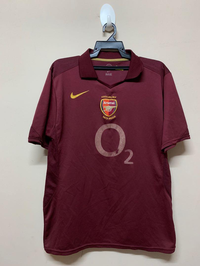 Arsenal Highbury Henry, Men's Fashion, Tops & Sets, Formal Shirts on ...