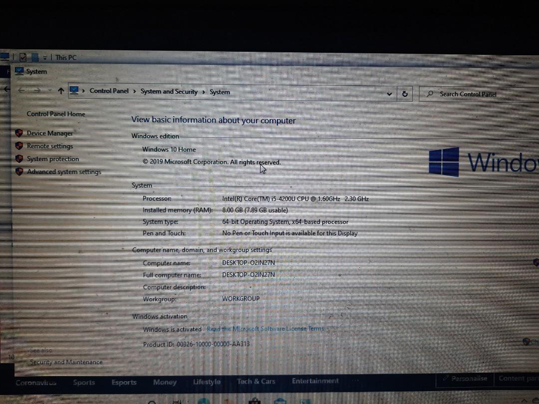 ASUS X452L Laptop [BATTERY SPOILT], Computers & Tech, Laptops ...
