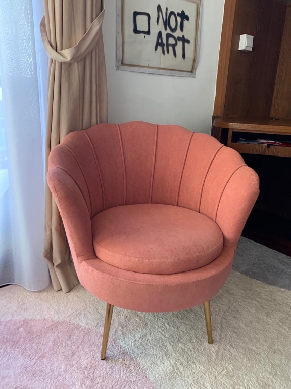 Blush Rouge Chair, Furniture & Home Living, Furniture, Chairs on Carousell