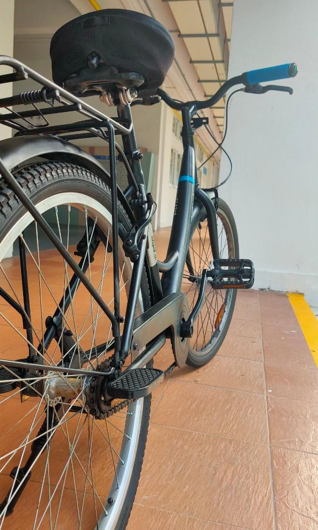 B-TWIN elops 100 24inch Single Speed City Bike, Sports Equipment ...