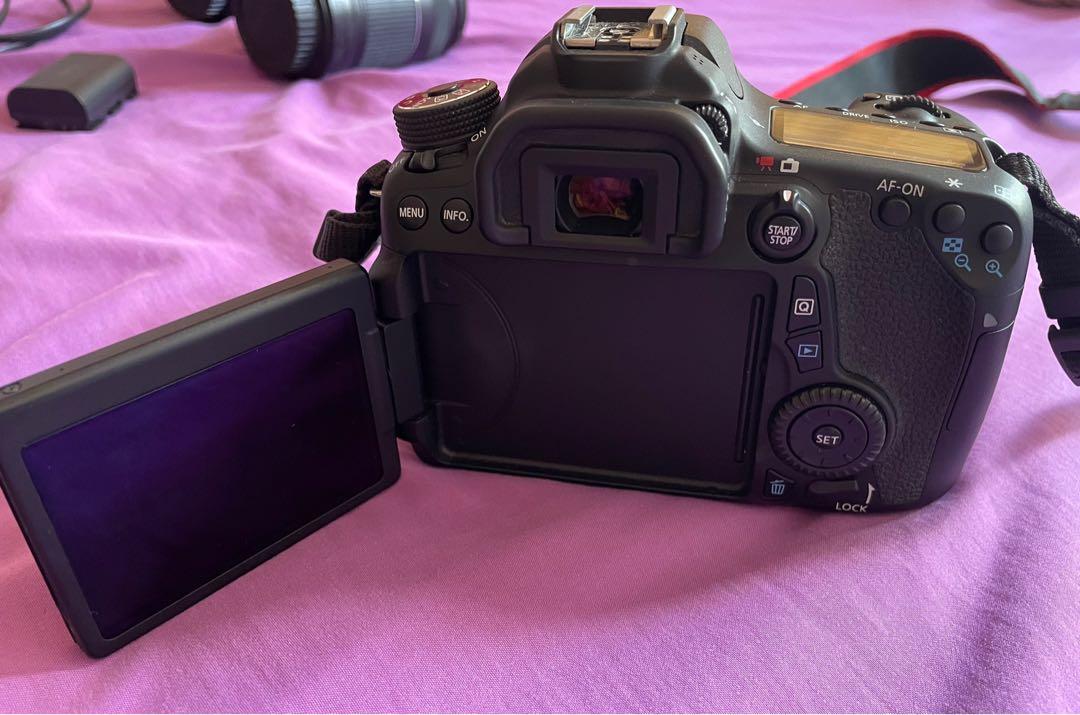Canon EOS 70D set (SHUTTER COUNT: 7803), Photography, Cameras on Carousell