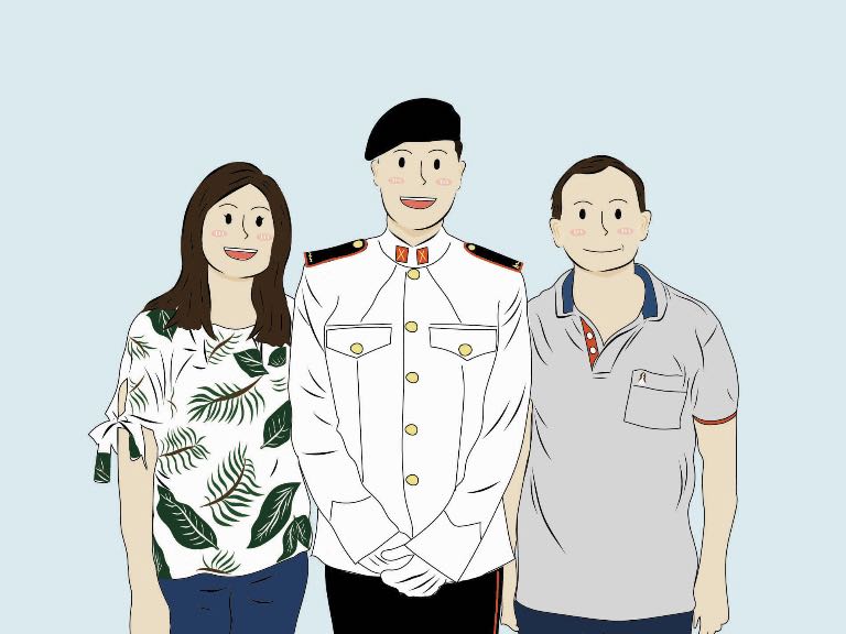 Cartoon style drawing illustration/ Minimalist illustration/ caricature ...